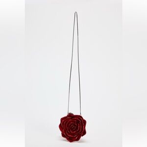 Zara | Bags | Zara Rose Box Bag Dark Red Nwt | Poshmark